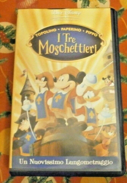 VHS ORIGINALE NUOVA " I Tre Moschettieri " Topolino-Paperino-Pippo- Walt Disney EUR 7,25 ...